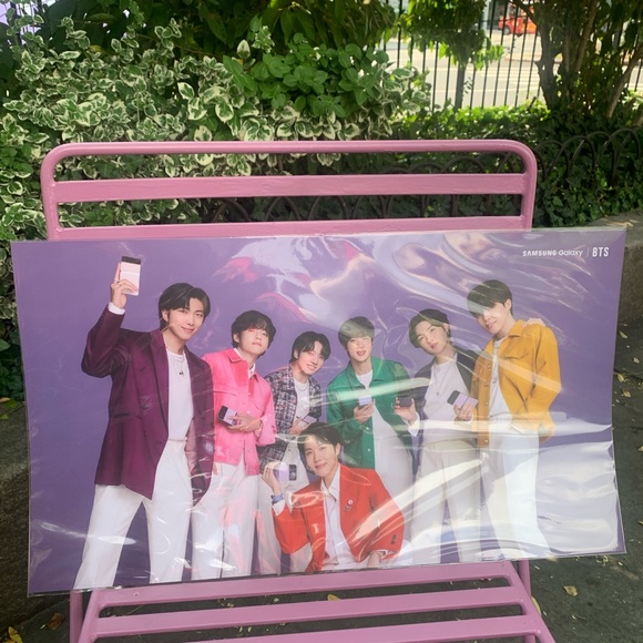 Bts | Art | Bts Kpop Jungkook Limited Edition Samsung Poster Picture ...